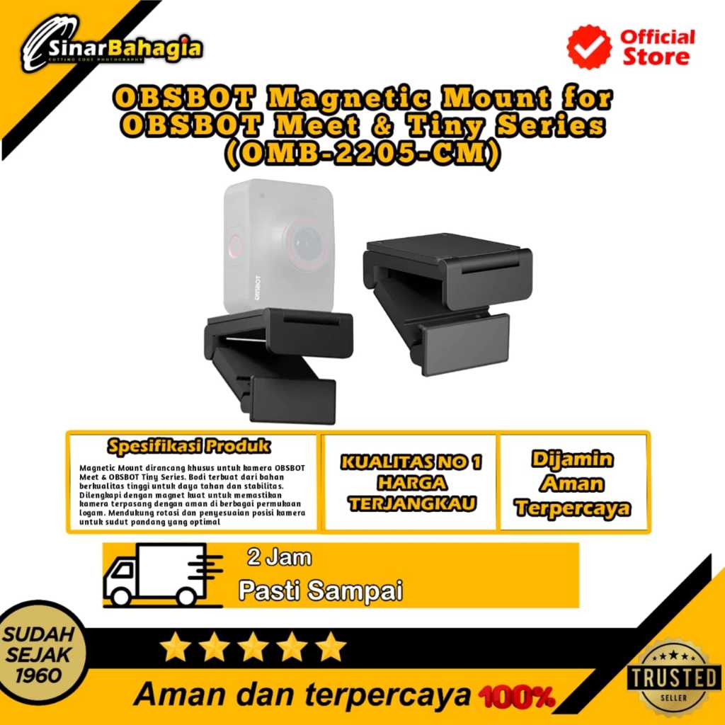 Jual OBSBOT Magnetic Mount for OBSBOT Meet & Tiny Series (OMB-2205-CM ...