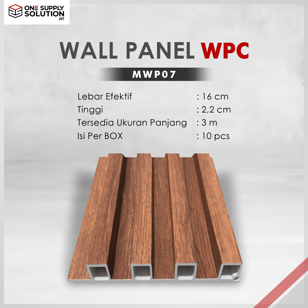 Jual GOLDEN WPC Panel Wall Wood 16 cm x 3 m @1 Lembar | Shopee Indonesia