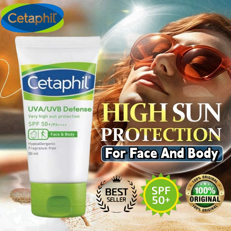 Jual ⭐COD ORI⭐Cetaphil Sunscreen Cetaphil UVA/UVB Defense Sunscreen ...