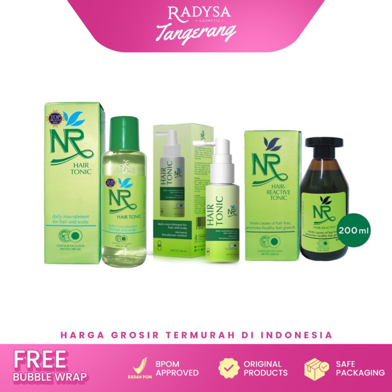 Jual 𝐑𝐀𝐃𝐘𝐒𝐀 𝐓𝐆𝐑 - NR HAIR TONIC REAKTIF 200ML 50ML | Hairtonic NR ...