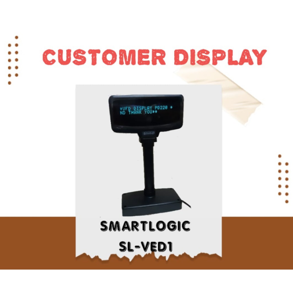 Jual Smartlogic Pole Display VED1 USB Customer Display Smartlogic SL ...