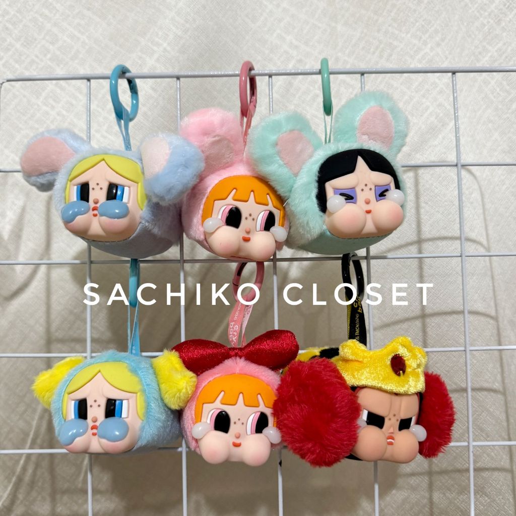 Jual CRY BABY Power puff Girls Gantungan Kunci tas Boneka popmart ...