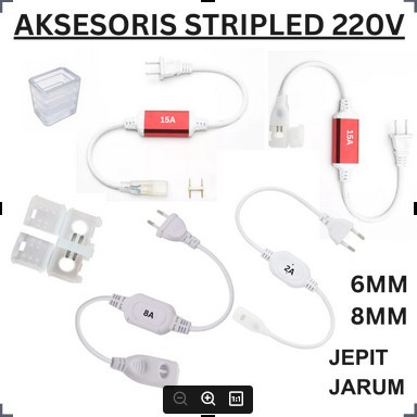 Jual Konektor Socket Sambungan Led Strip 2835 Tutup Led Strip 5050 ...