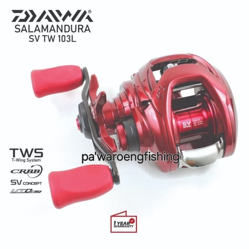 Jual Reel BC Daiwa SALAMANDURA SV TW | Baitcasting Reel | 100% Original | Saltwater | Freshwater ...