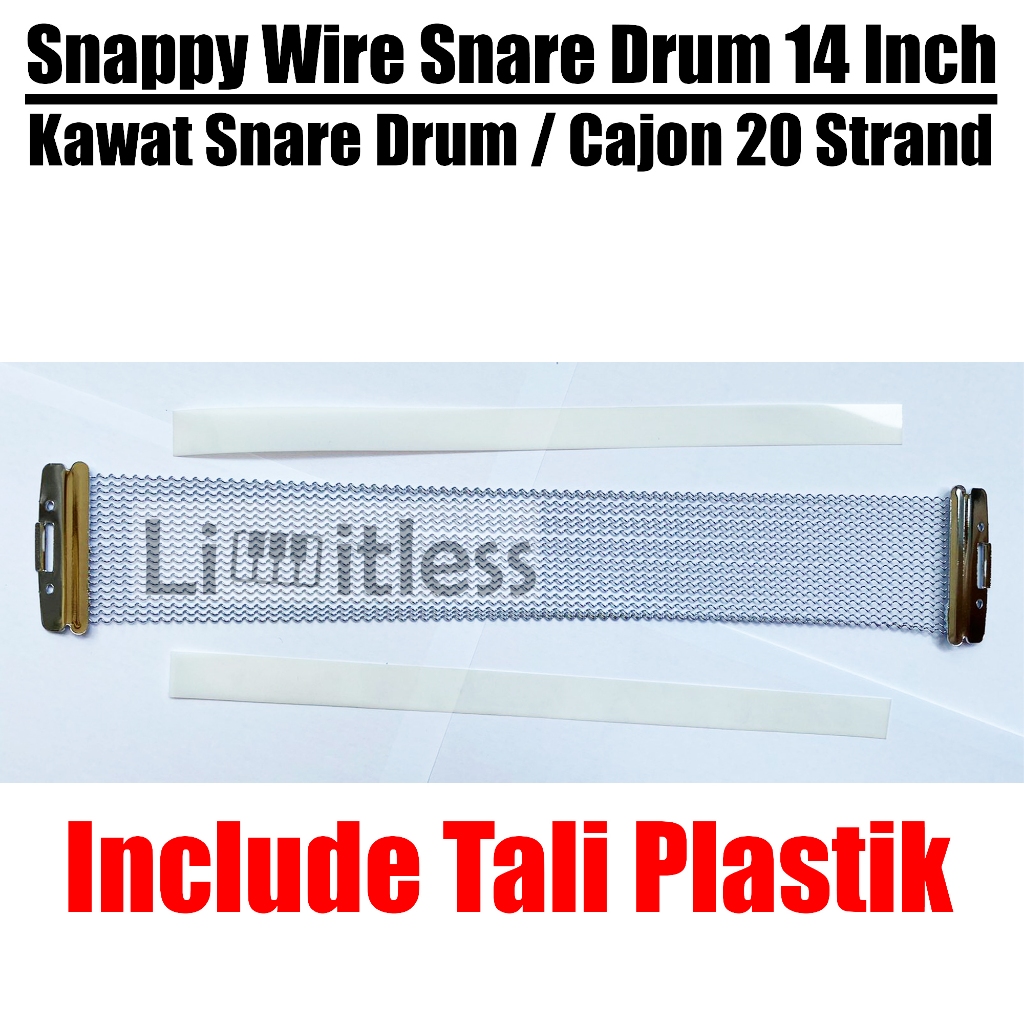 Jual Snappy Wire Snare Drum 14 Inch 20 Strand / Kawat Snappy / Kawat ...