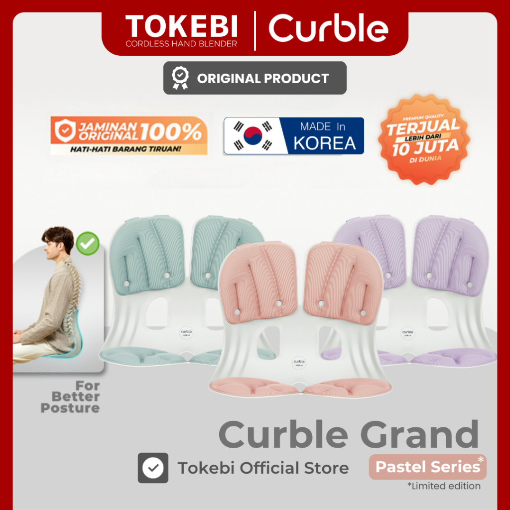 Jual Curble Posture Chair Grand Pastel | Shopee Indonesia