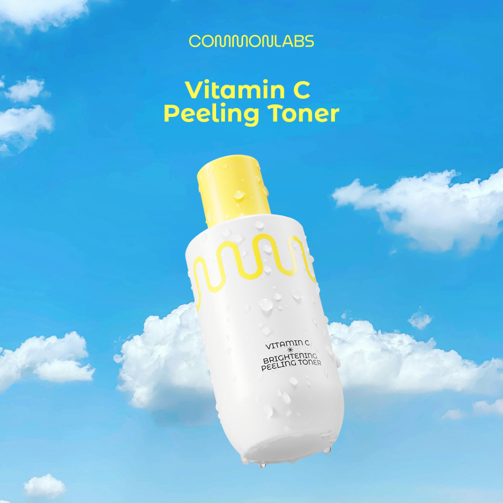 Jual COMMONLABS Vitamin C Brightening Peeling Toner 200ml | Shopee Indonesia