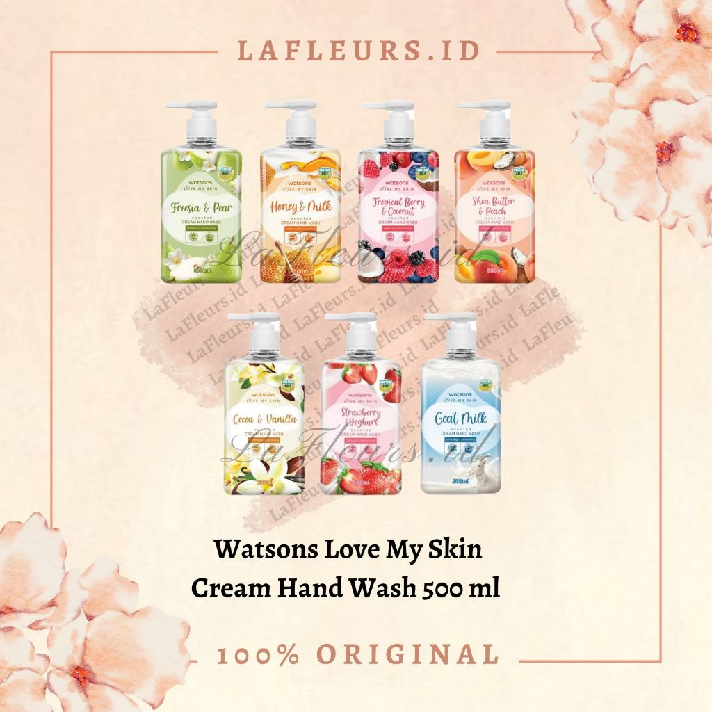 Jual Watsons Creamy Hand Wash 500ml / Sabun Cuci Tangan Freesia and ...