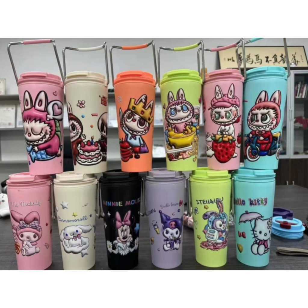 Jual MUG TUMBLER STAINLESS CANGKIR GELAS TERMOS MOTIF LABUBU VIRAL ...