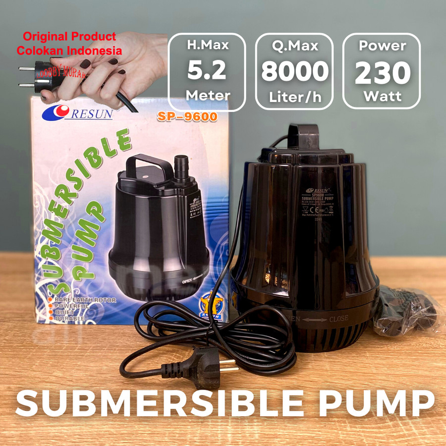 Jual Pompa Air Celup RESUN SP-9600 SP9600 Vertical Submersible Water ...