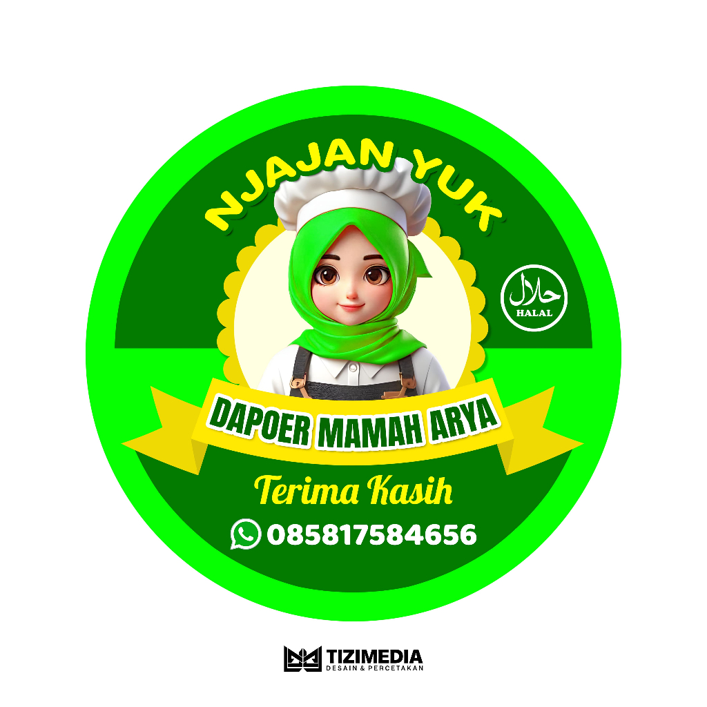 Jual STICKER LABEL JUALAN BAHAN CHROMO CUSTOM UKURAN AREA CETAK A3+ 31 ...