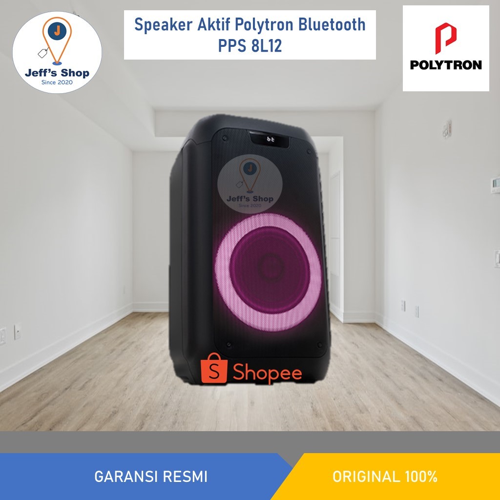 Jual Polytron Party Speaker Portable Bluetooth PPS 8L12 | Shopee Indonesia