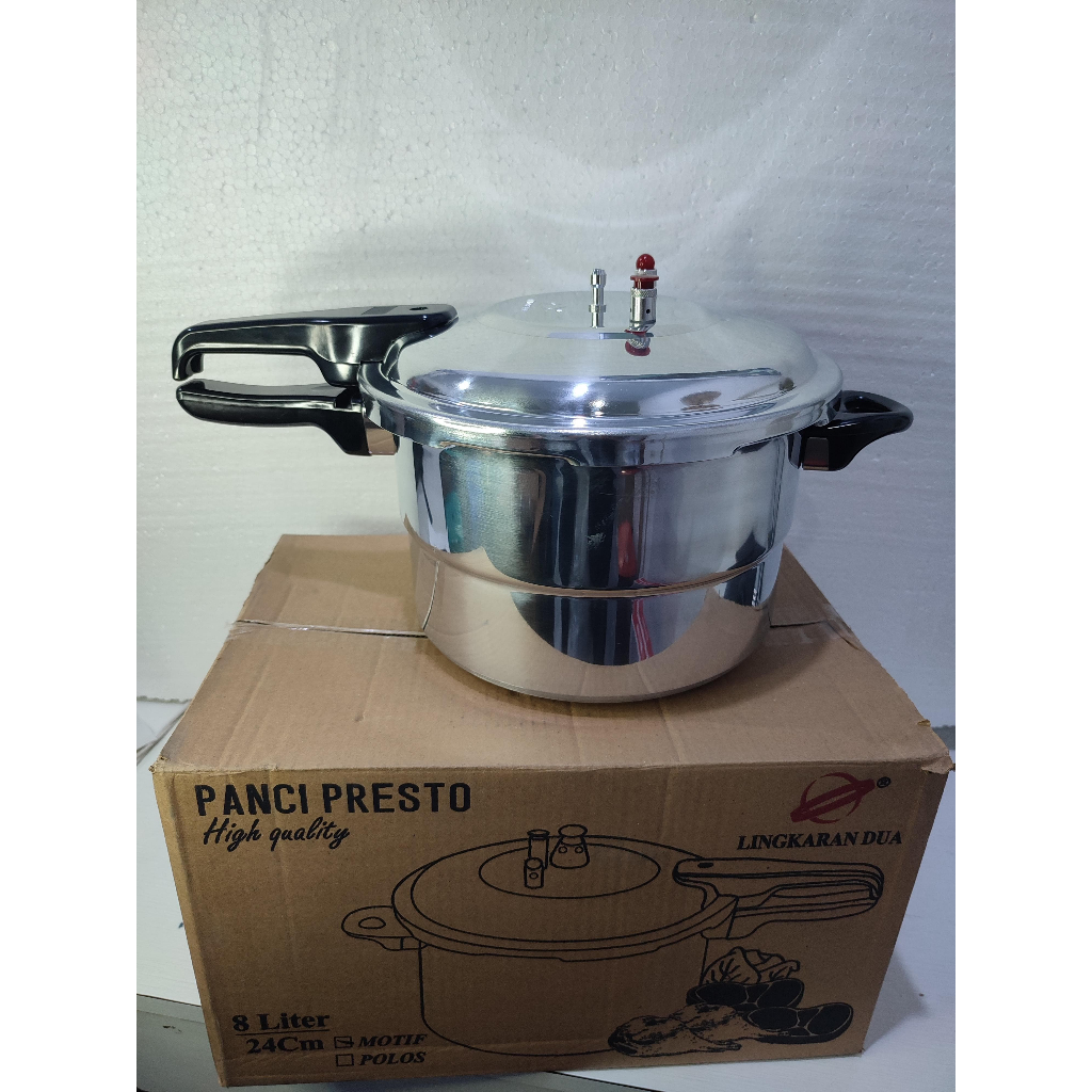 Jual PANCI PRESTO LINGKARAN DUA KAPASITAS 4L/5L/6L/8L/10L/12L/14L/16L Stainless Steel Premium ...