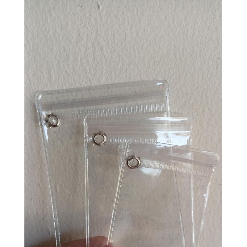 Jual 10 pcs klip pouch mika pvc + lubang | Shopee Indonesia