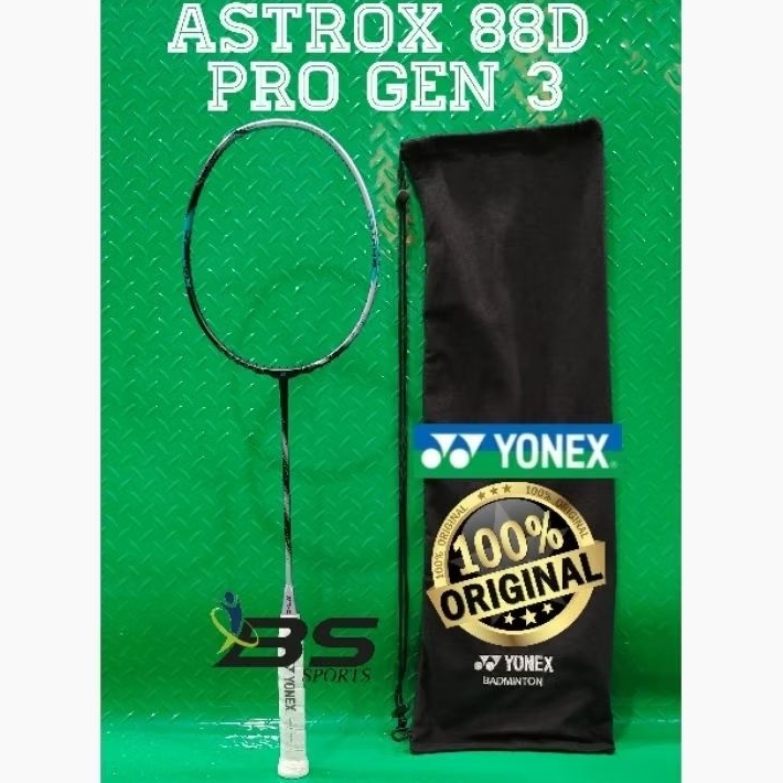 Jual RAKET BADMINTON YONEX ASTROX 88D PRO 3RD GEN 3 GENERASI 3 BLACK SILVER JP CODE SERI JP ...