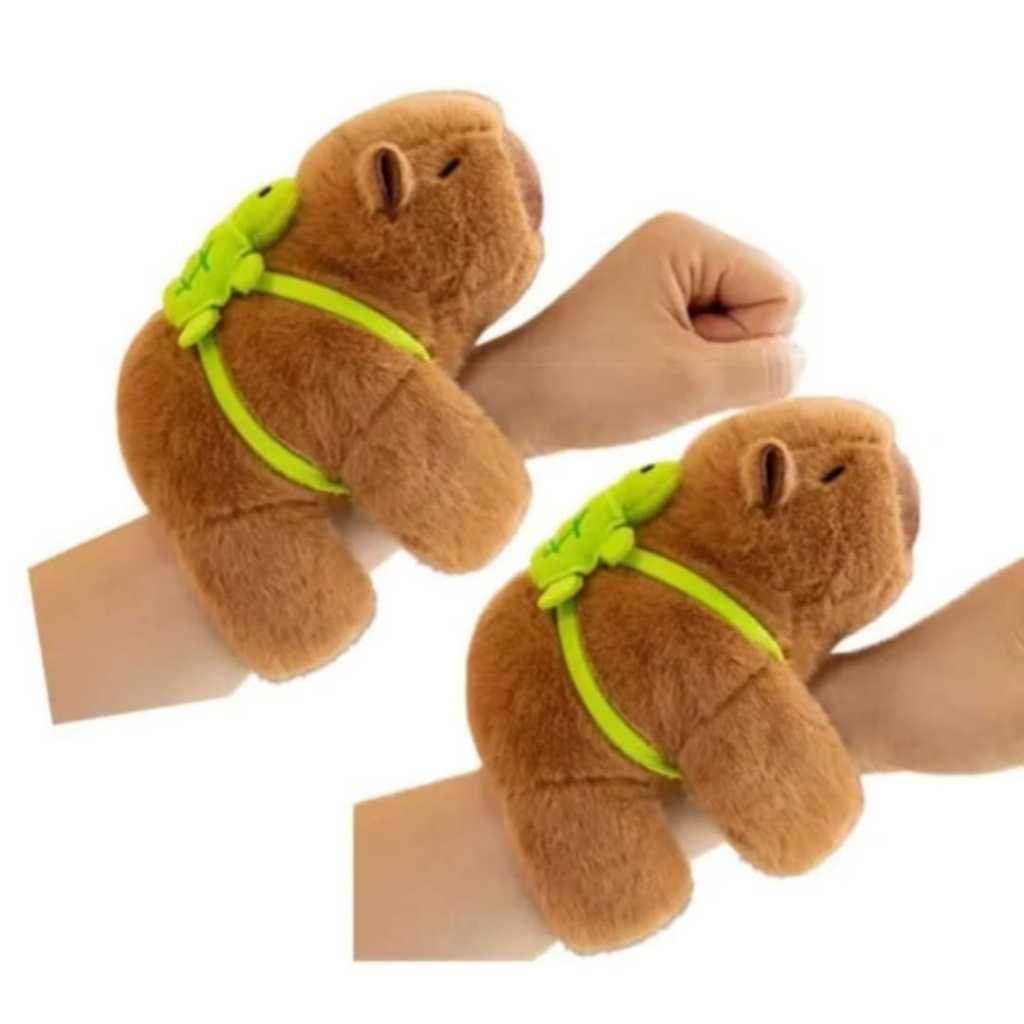 Jual Boneka Capybara nempel tangan pake tas kura kura capibara plushie ...