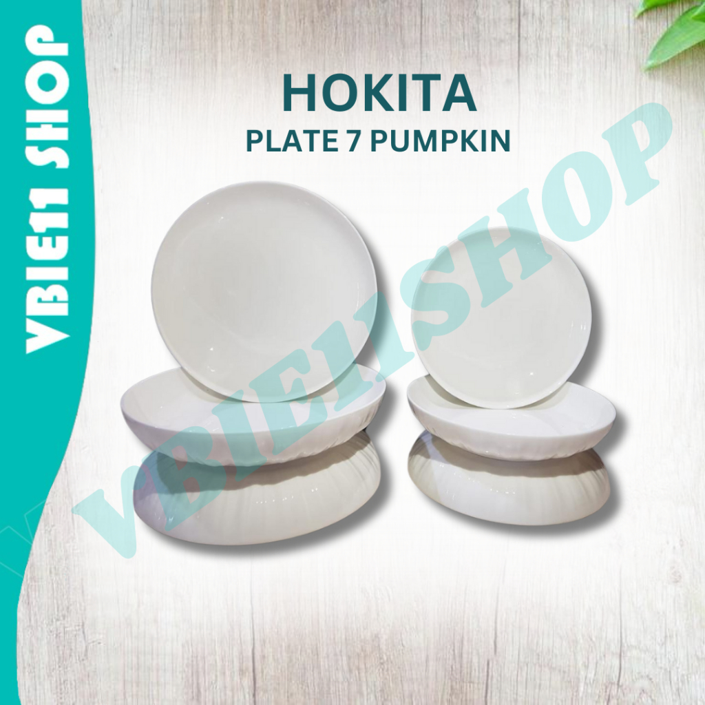 Jual Piring Keramik Hokita Plate Pumpkin | Shopee Indonesia