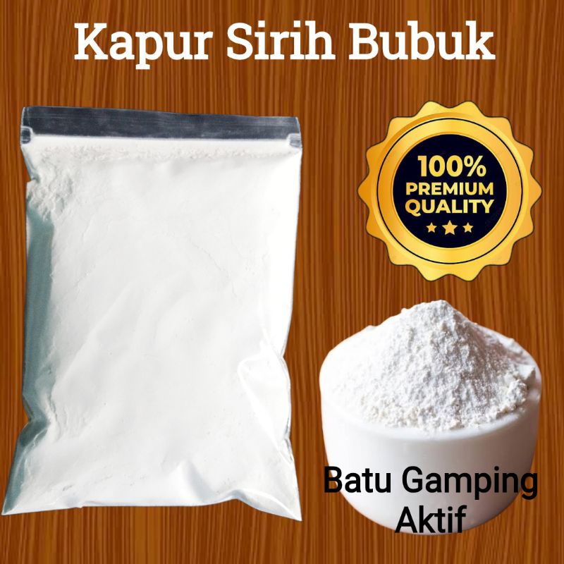 Jual KAPUR SIRIH BUBUK FOOD GRADE 1KG/KAPUR SIRIH BATU GAMPING ASLI ...