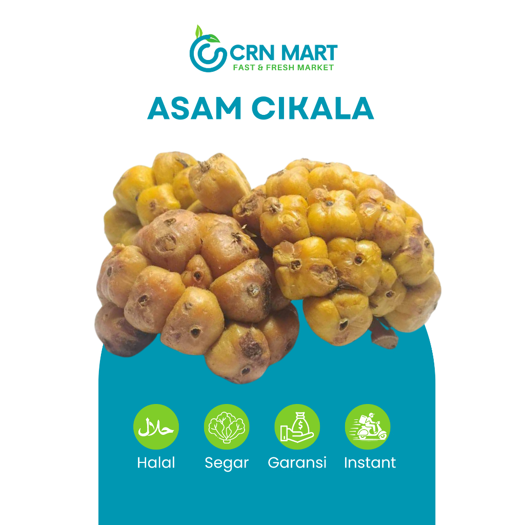 Jual CRN MART - Asam Cikala/Cekala/Rempah-rempah Segar/Asam Arsik/Buah ...