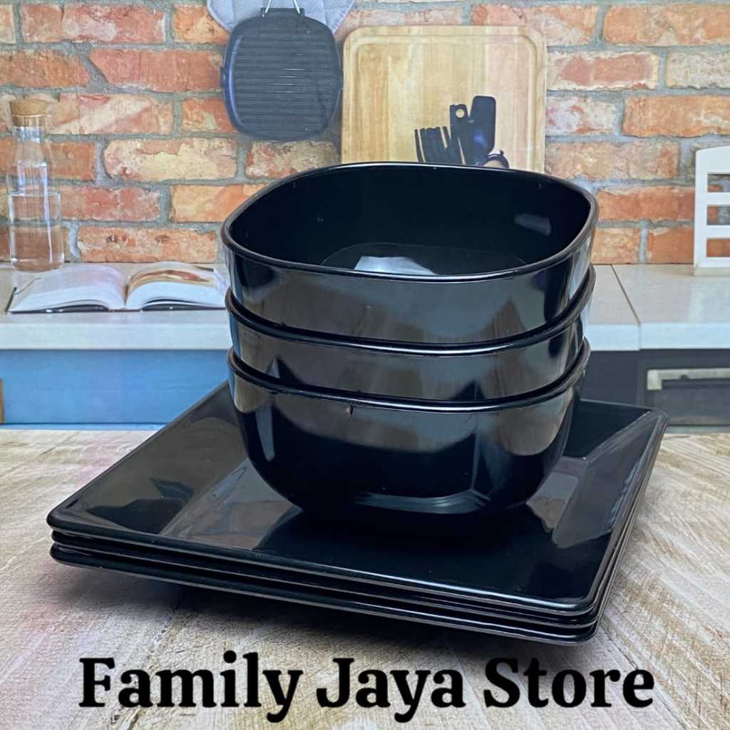 Jual Paket 6pcs / 3mangkok 3piring / Piring Mie Gacoan / Piring Melamin ...