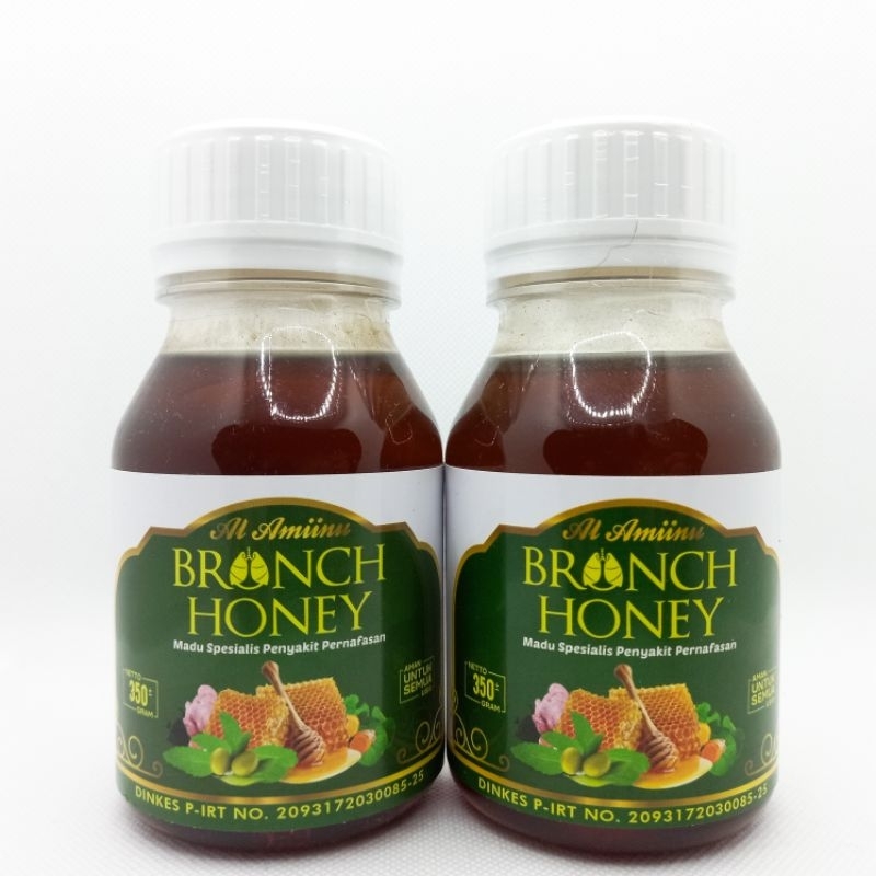 Jual Bronch Honey Madu untuk paru paru / bronchitis / pernafasan 350gr ...