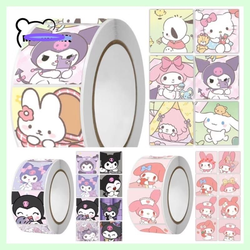 Jual Label sticker karakter/ sticker DIY /sticker packing/ sticker ...