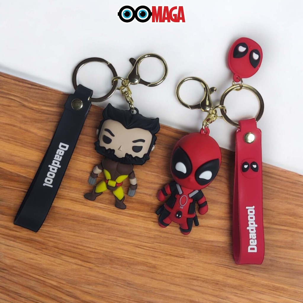 Jual Gantungan Kunci / Keychain Deadpool & Wolverine / Keychain - Ganci ...