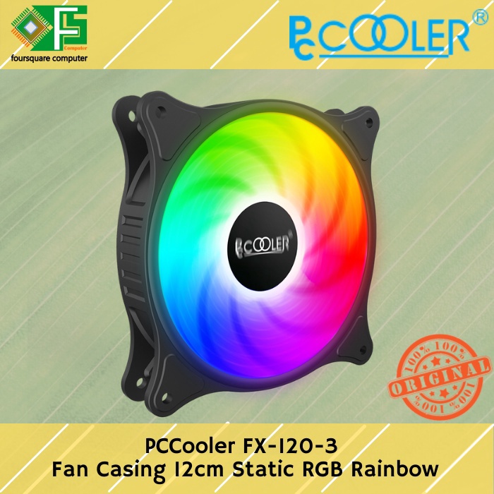Jual Fan Case PCCooler FX123 SRGB Fan Casing 12cm RGB Fan RGB Static | Shopee Indonesia