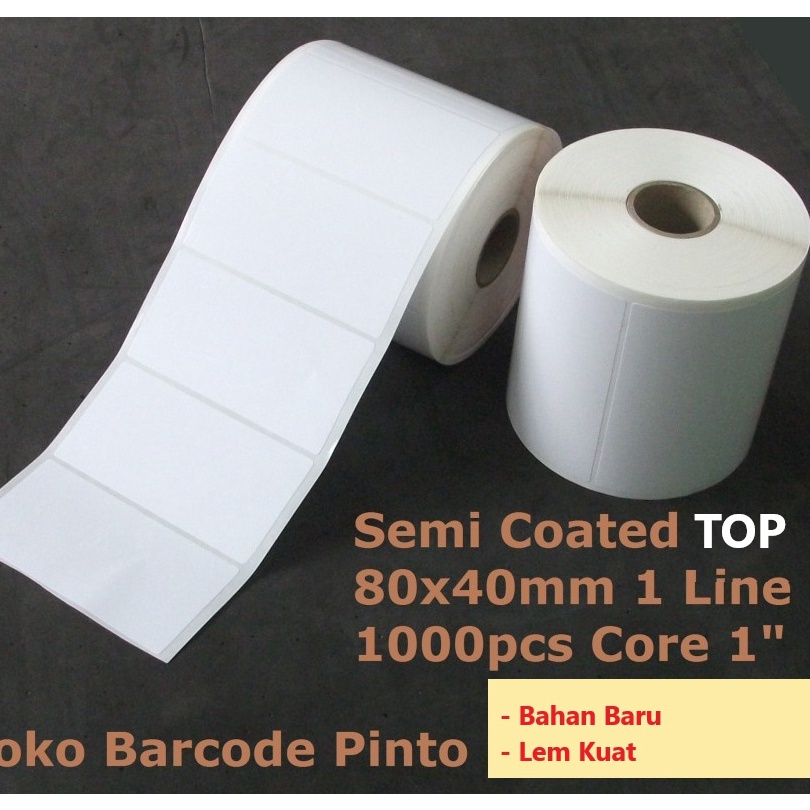 Jual Semi Coated TOP x4mm 1 1pcs 2mm Core 1 Inchi Label Sticker Bare ...