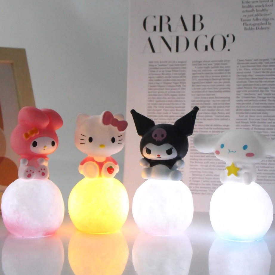 Jual Lampu Tidur Sanrio Boneka Malam Cahaya LED Dekorasi Kamar Lucu ...
