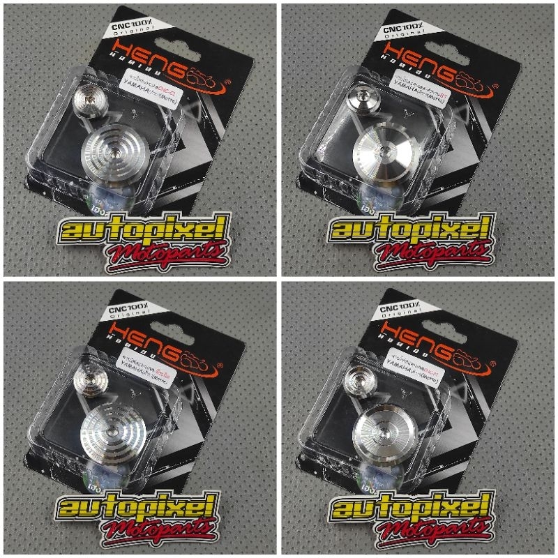 Jual Duo cup Yamaha Mio Coin CVT Fino Soul Nouvo Stainless Matte Heng ...