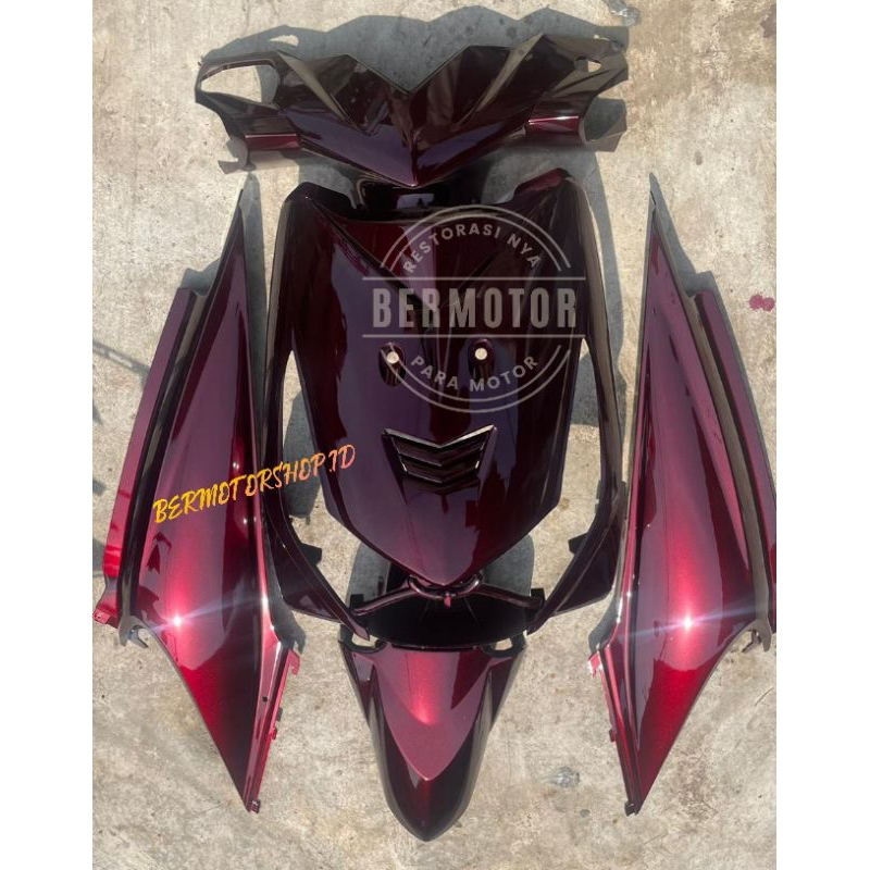 Jual FULLSET BODY HALUS HONDA BEAT KARBU WARNA MOONLIGHT RED (bisa ...