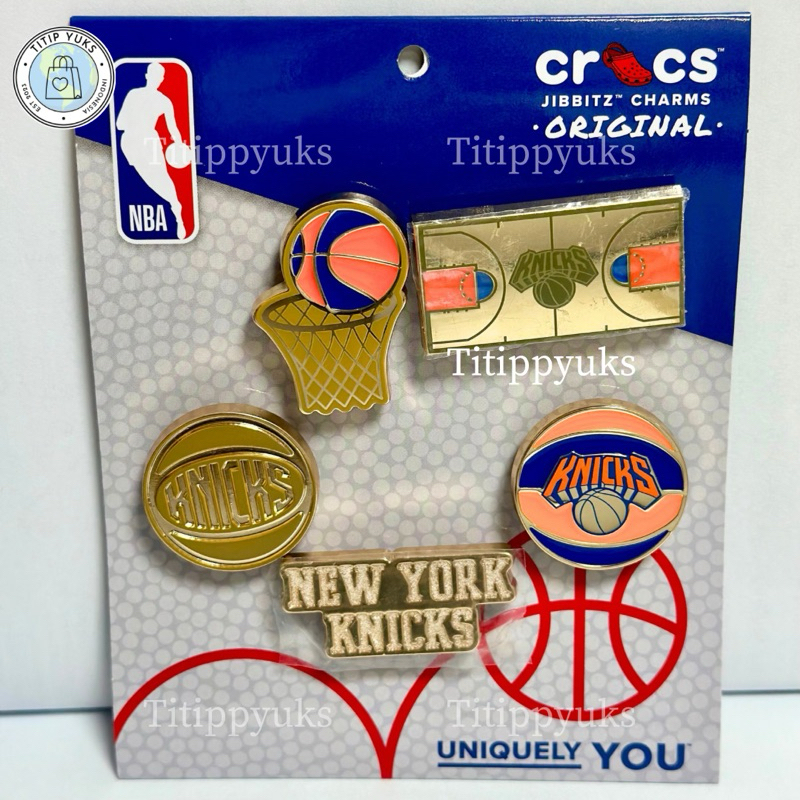 Jual Jibbitz Crocs Original NBA BasketBall Basket Clippers Newyork ...