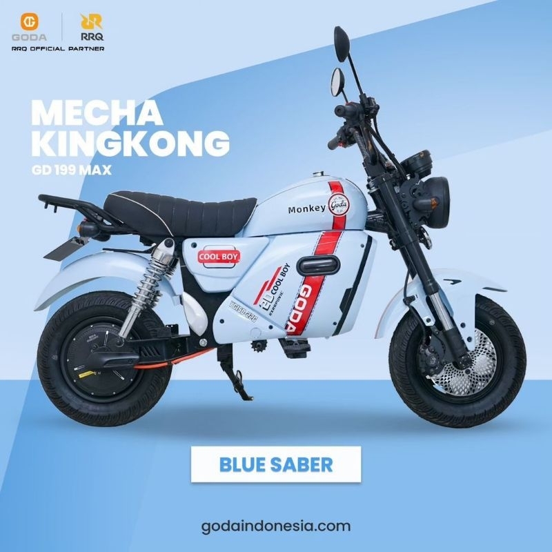 Jual SEPEDA LISTRIK GODA TYPE 199 MAX MECHA KINGKONG 1500W 72V/20AH ...
