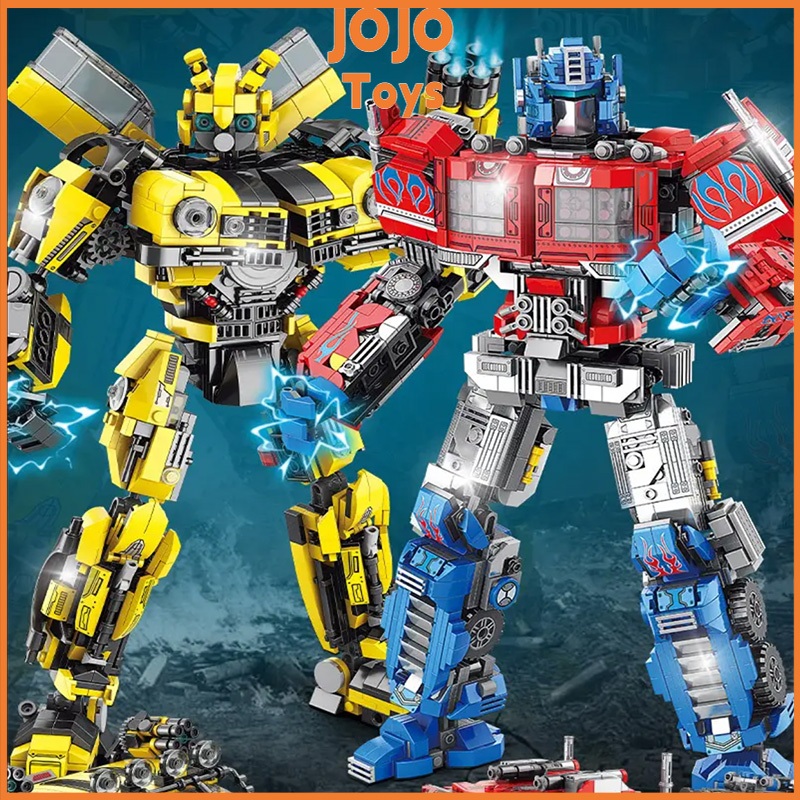 Jual JOJO 22cm Mainan Transformer Robot Geser Mobil Optimus Prime Truk ...