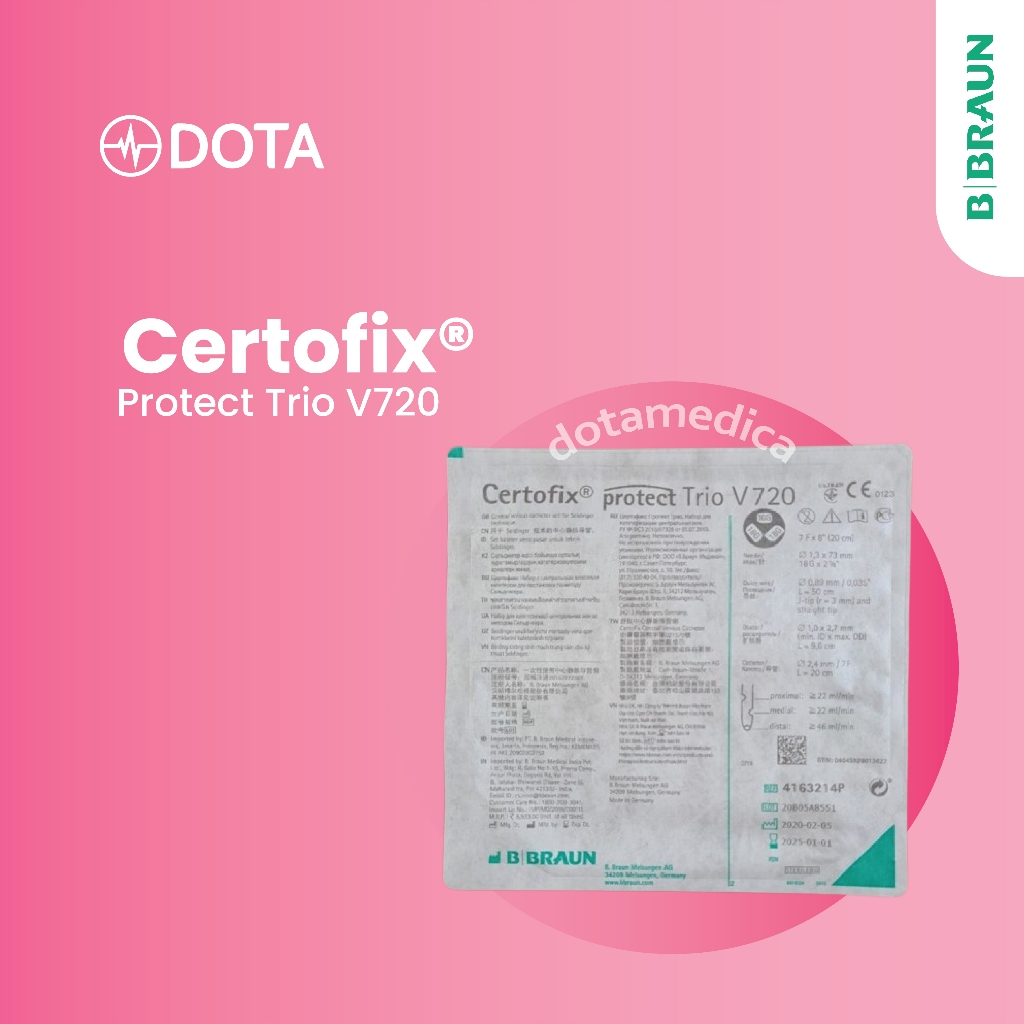 Jual Certofix Protect Trio V720 CVC Set (BBRAUN) | Shopee Indonesia
