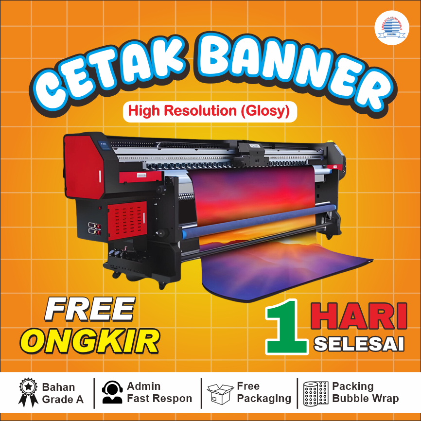Jual CETAK BANNER//MMT//SPANDUK CUSTOM SUPER GLOSY & TEBAL (1 HARI JADI ) | Shopee Indonesia