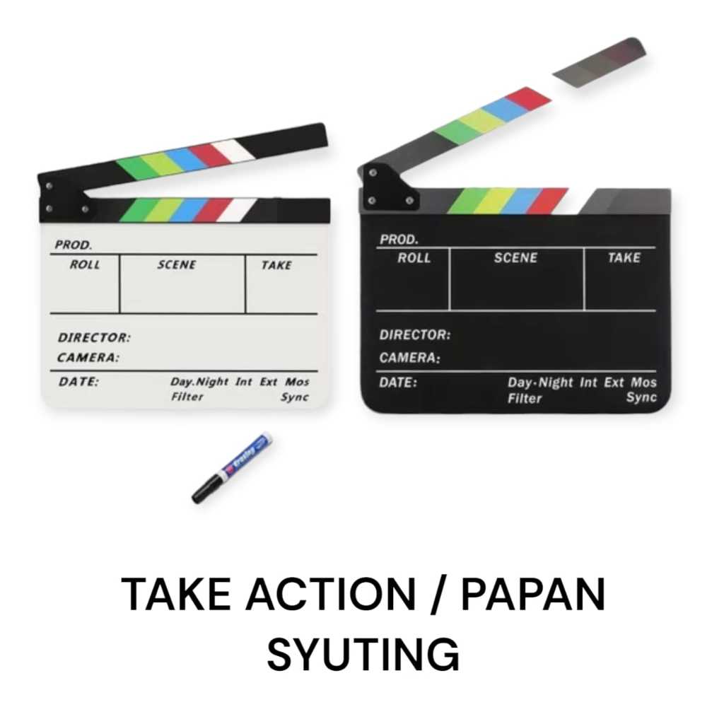 Jual PAPAN SYUTING FILM / CUTTING FILM ACTION / PAPAN TAKE ACTION ...