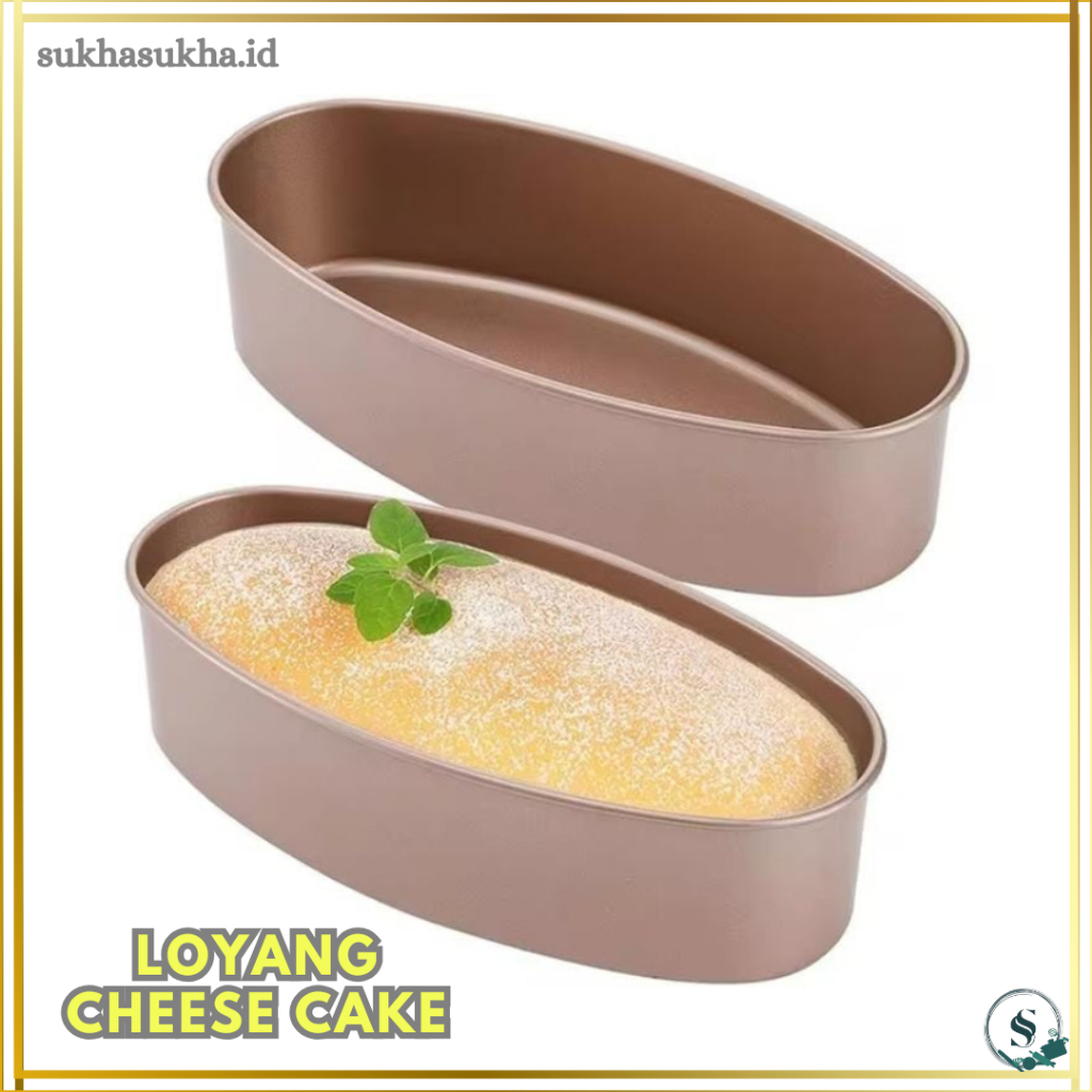 Jual Loyang Cheese Cake Oval Premium Besar Tanpa Sambungan | Loyang Kue ...