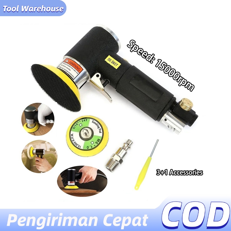 Jual Sander mesin gerinda Pneumatic Orbital Polishing Machine 90° alat ...