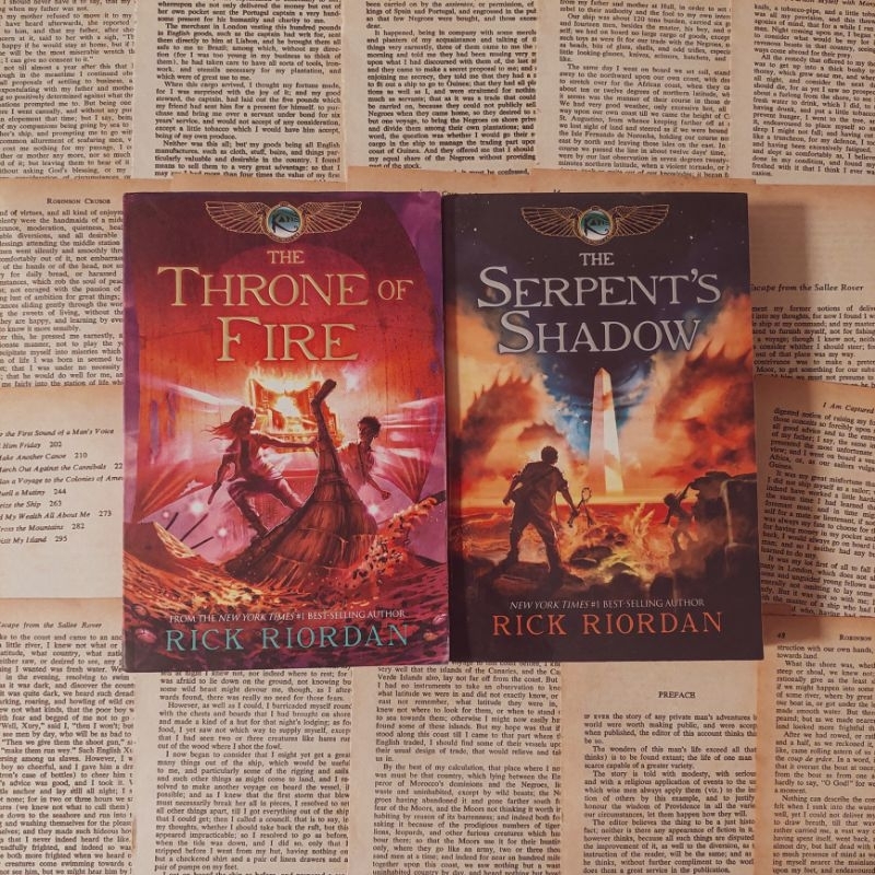 Jual PRELOVED BOOK - Novel The Kane Chronicles 2 3: The Serpents Shadow ...