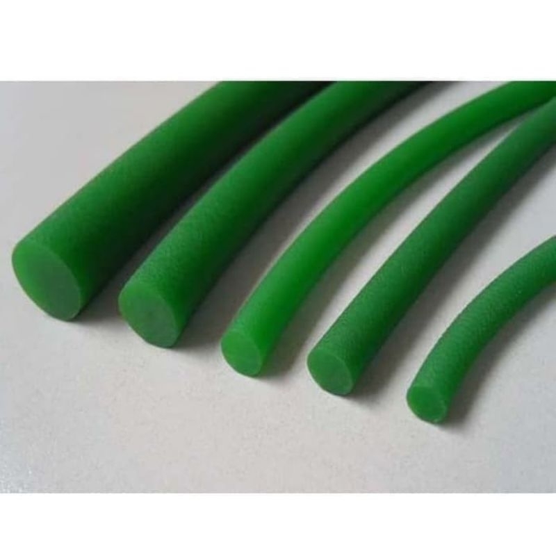 Jual Polycord / Bancord / PU Round belt Green permukaan Kasar d. 8mm ...