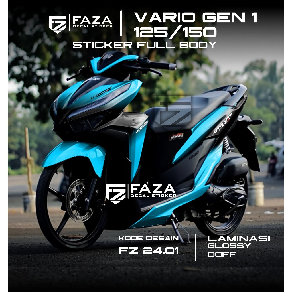 Jual FAZA DECAL - ( COD ) Decal Stiker Vario 150 New Full Body Grafis ...