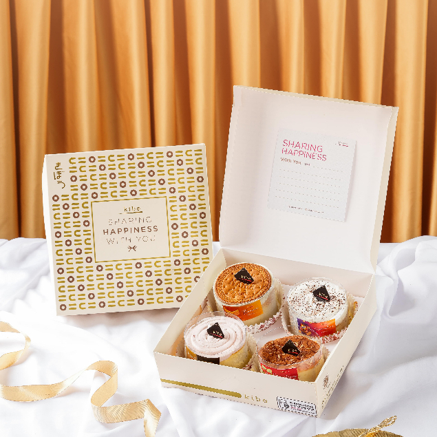 Jual Kibo Mini Birthday Hampers (4 pcs Kibo Mini Molten Cheese Cake ...