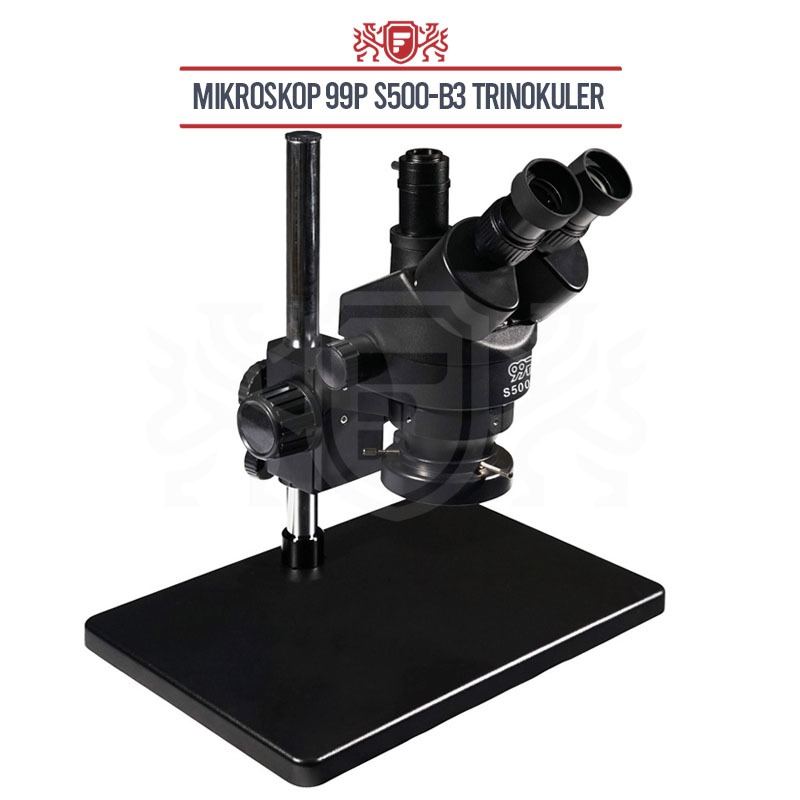 Jual Mikroskop Trinokuler 99P S500-Black Plus Lampu LED | Shopee Indonesia