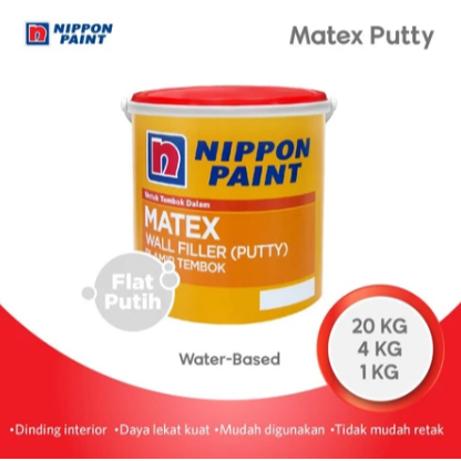 Jual Dempul Tembok | Plamir Tembok Interior Matex Putty Nippon Paint ...