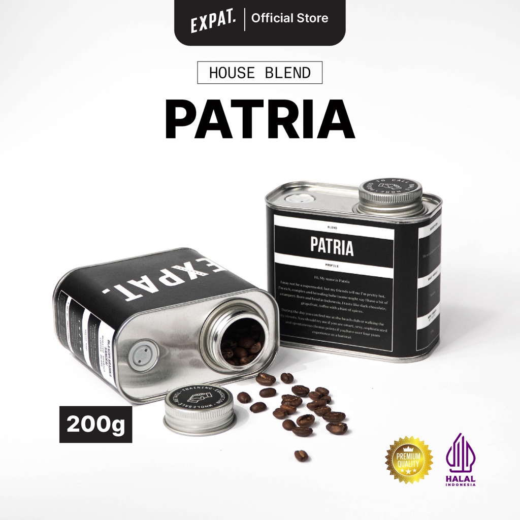 Jual Expat Roasters Specialty Coffee Patria Espresso Blend Biji Kopi ...