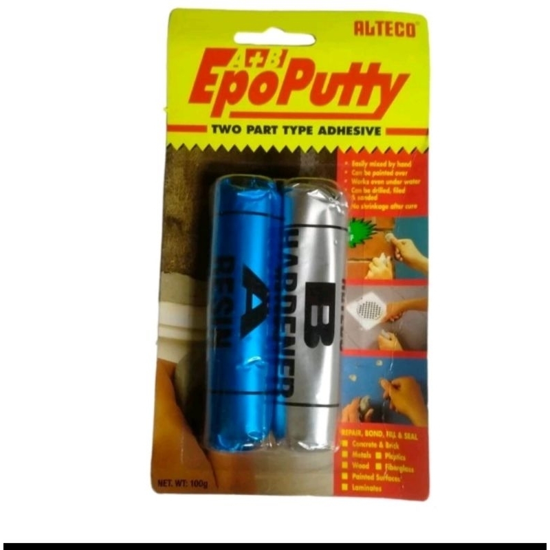 Jual lem porting / lem epo Putty/ lem alteco porting 100 gram / lem ...