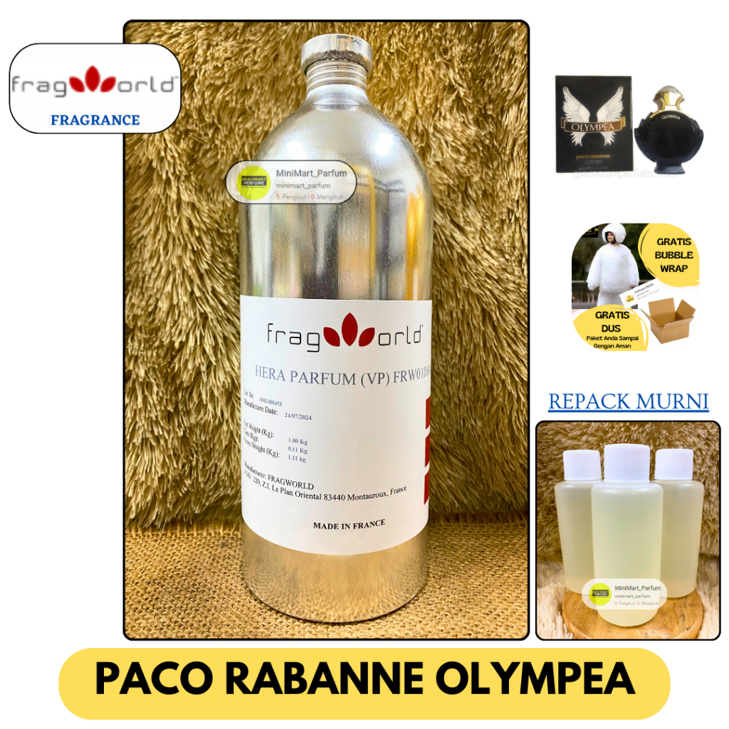 Jual Bibit Parfum PACO RABANNE OLYMPEA ( 100 ML MURNI Berkualitas ...