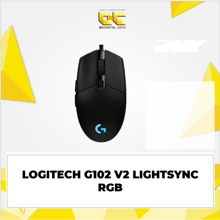 Jual Mouse Logitech G102 V2 Lightsync RGB Gaming | Shopee Indonesia